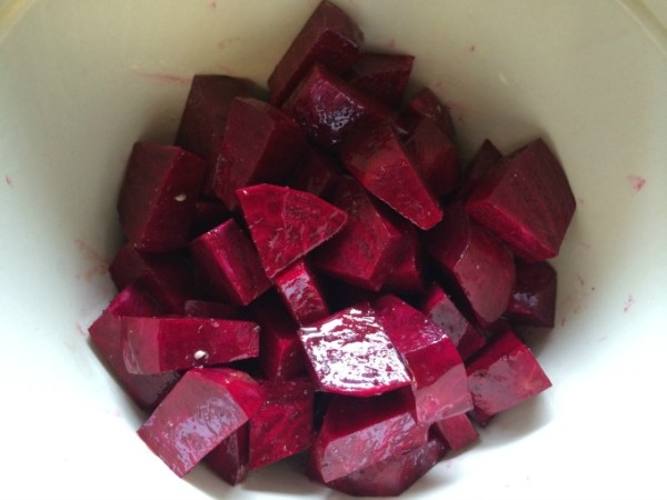 Peeled Beets - https://veggingonthemountain.com/